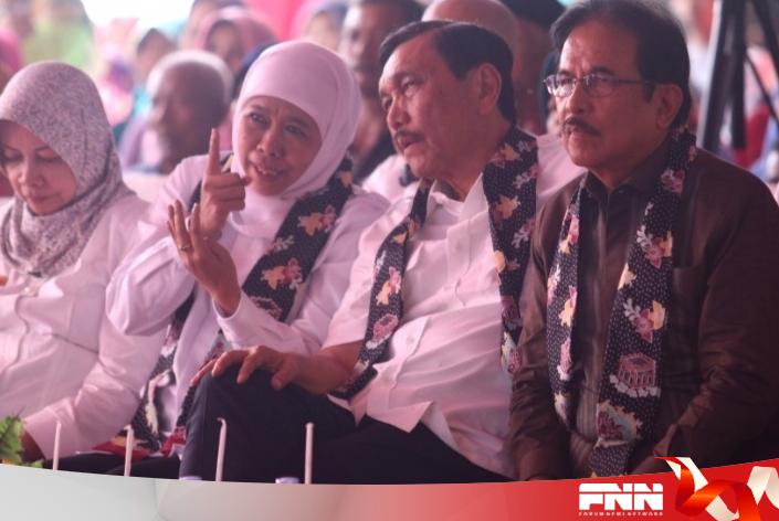 Gubernur Khofifah “Dijebak” Luhut Pandjaitan?